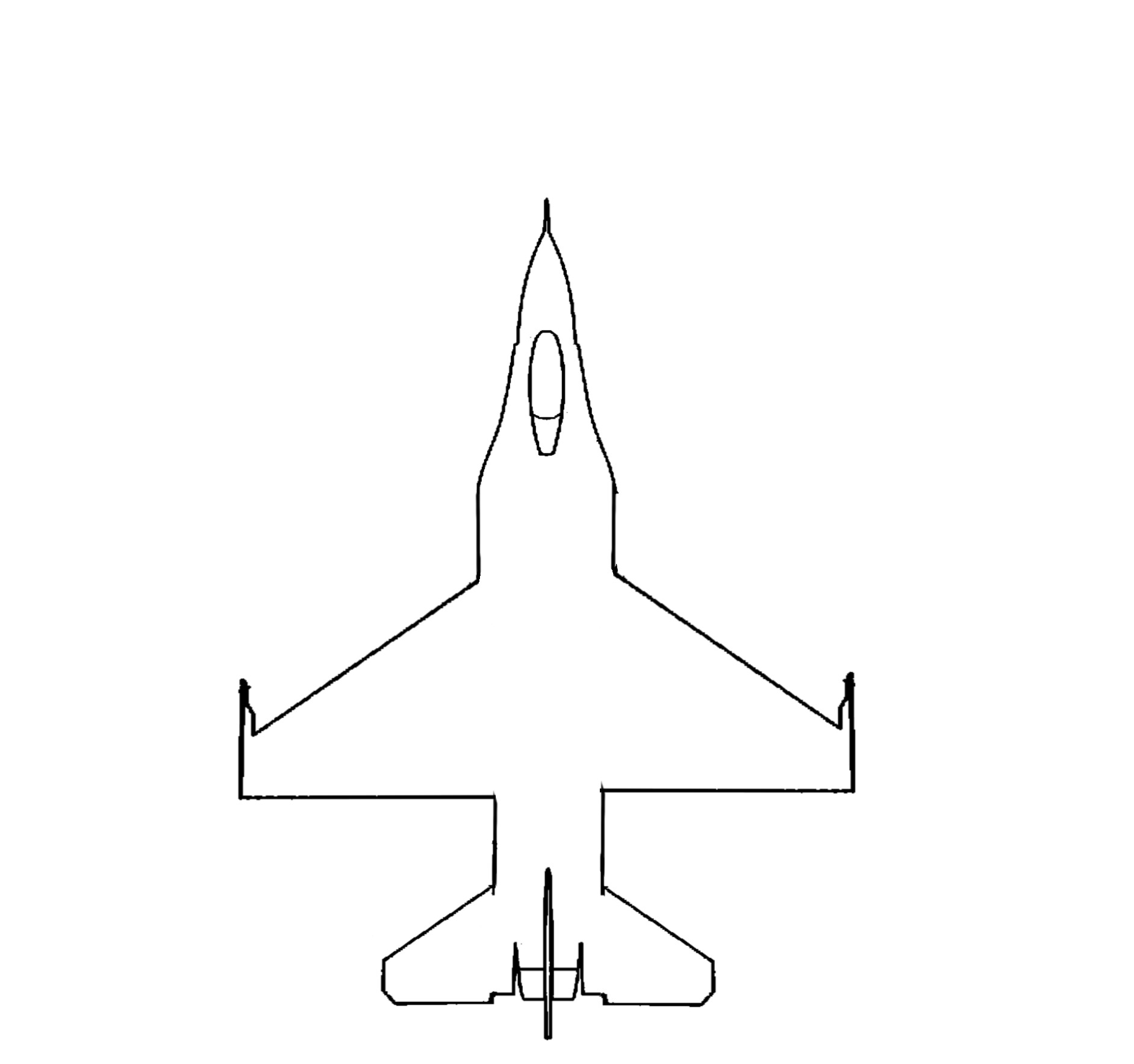 f 16 drawing easy