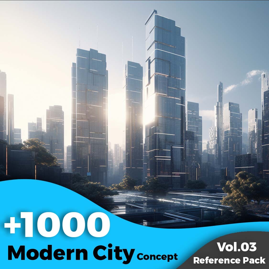 ArtStation - +1000 Modern City