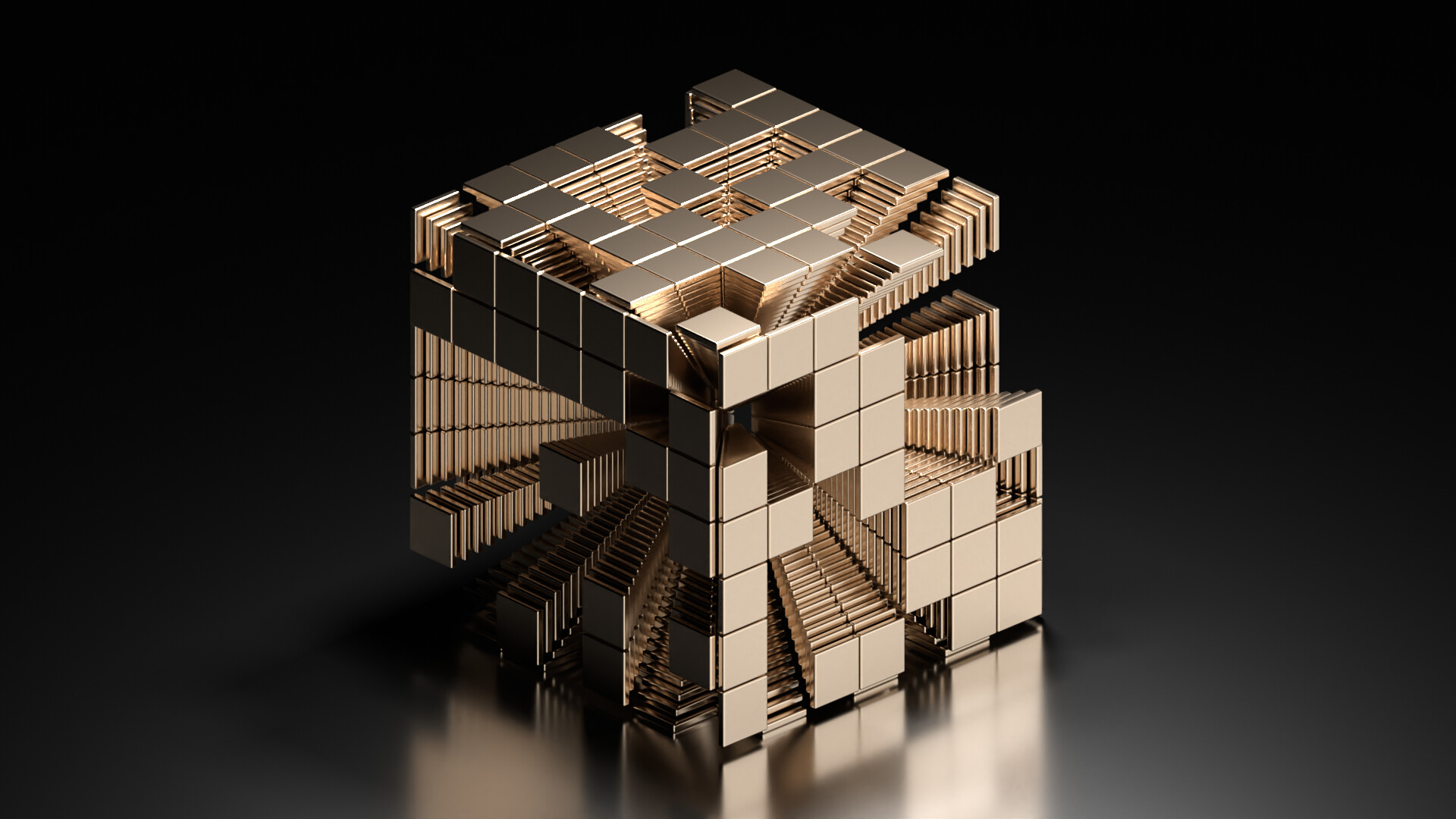 ArtStation - GOLDEN CUBE