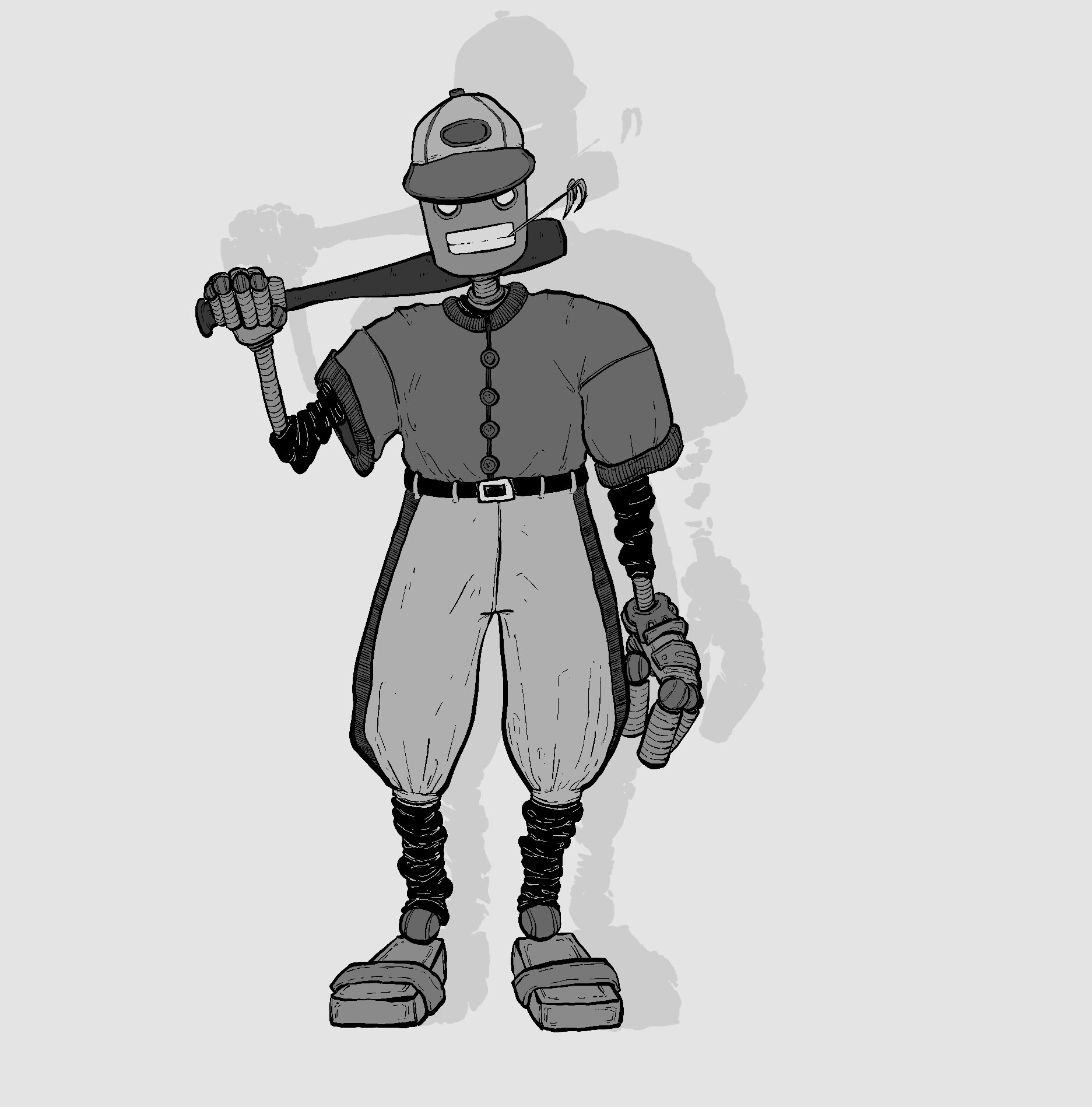 ArtStation - Batter Bot Model 350