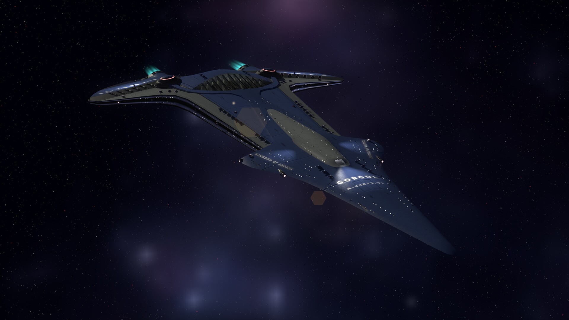 ArtStation - Poseidon-class battlecruiser (fan design)