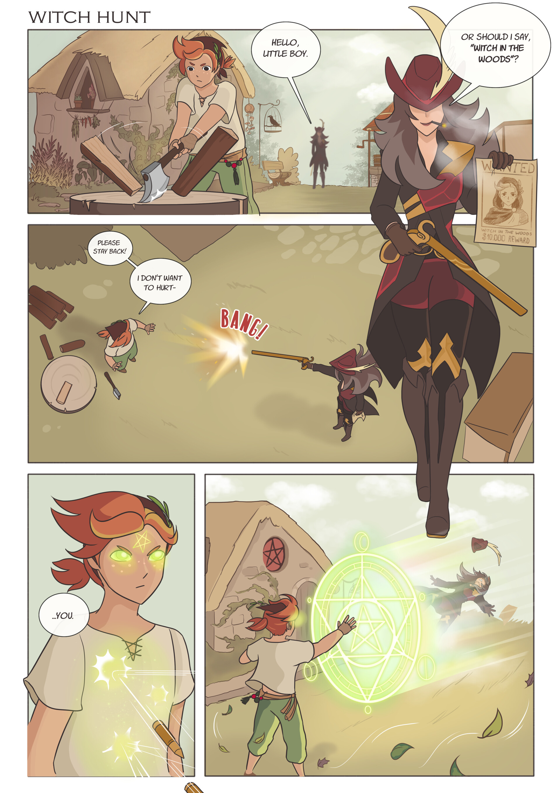 ArtStation - Short Comic: Witch Hunt