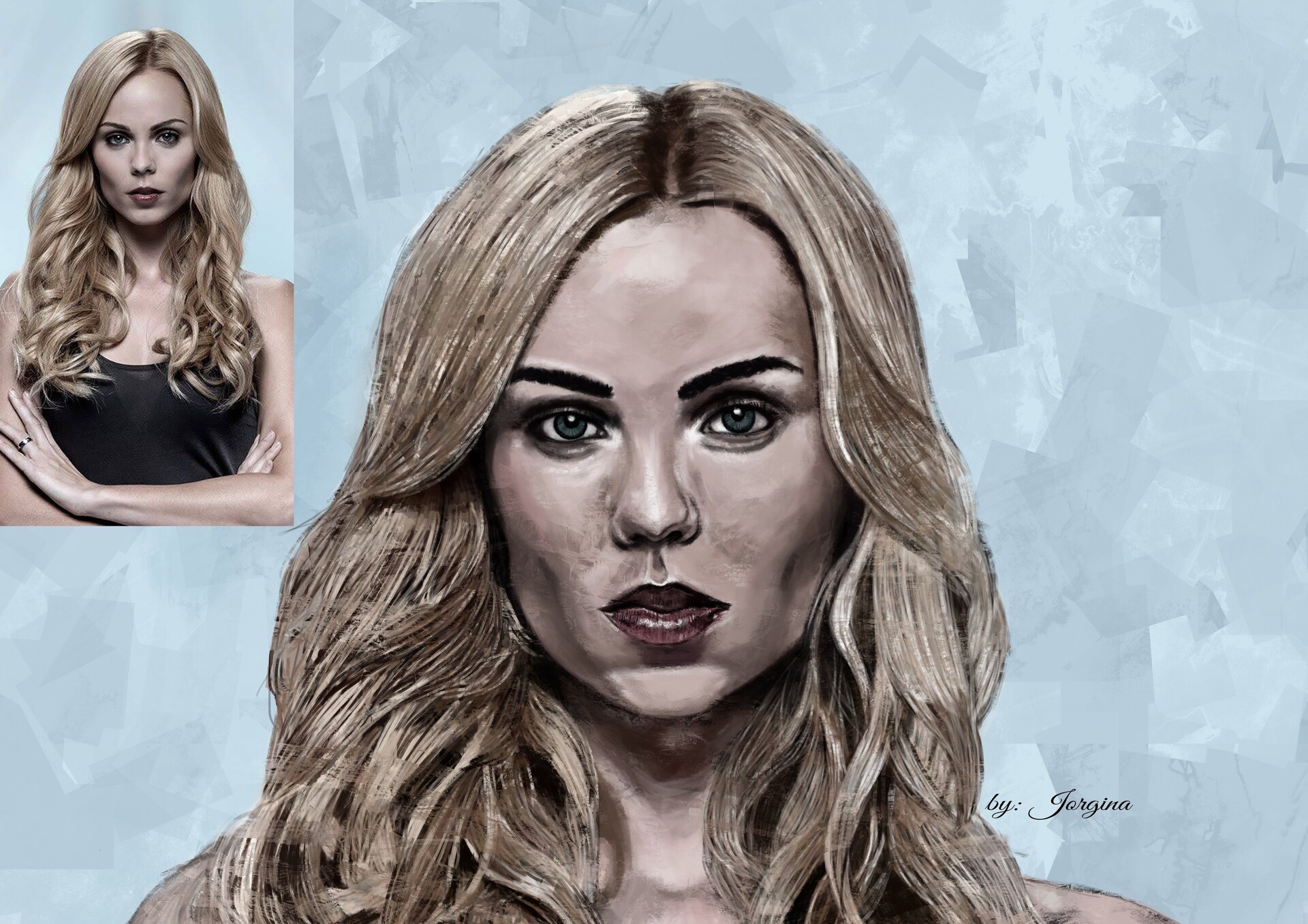 Jorgina Thabisile Nkosi - Laura Vandervoort FAN ART!