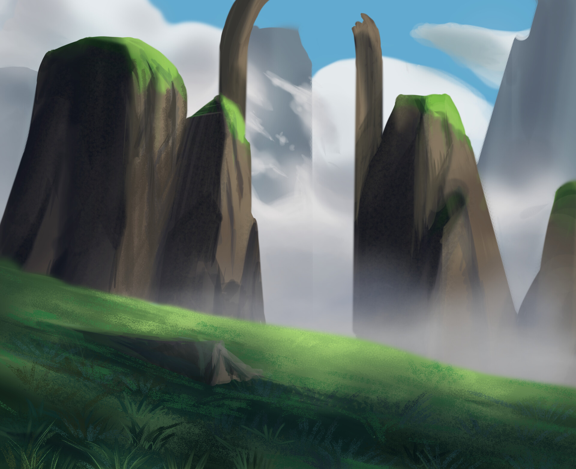 ArtStation - Mystical Rocks