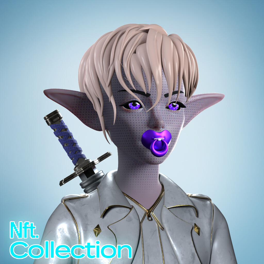 ArtStation - 3D NFT Character Alien