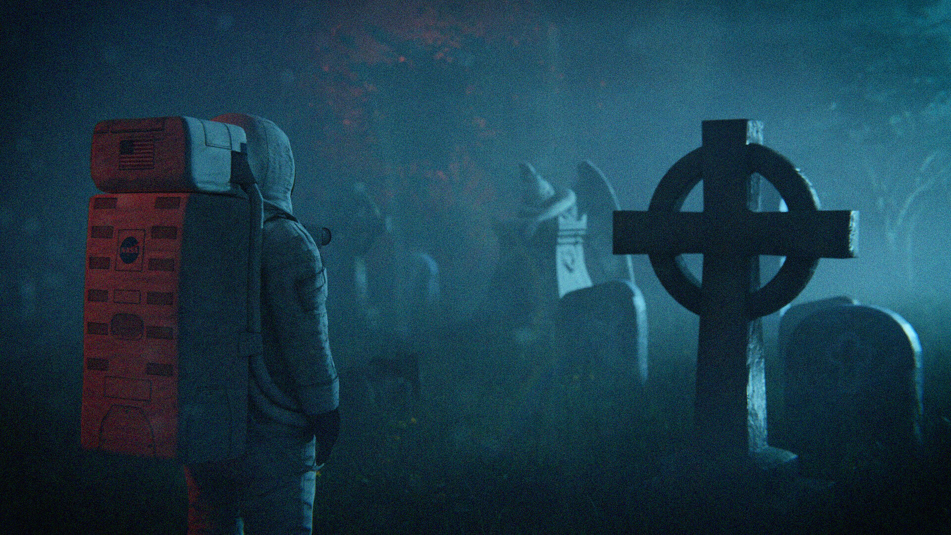 ArtStation - Ghosts in the Graveyard