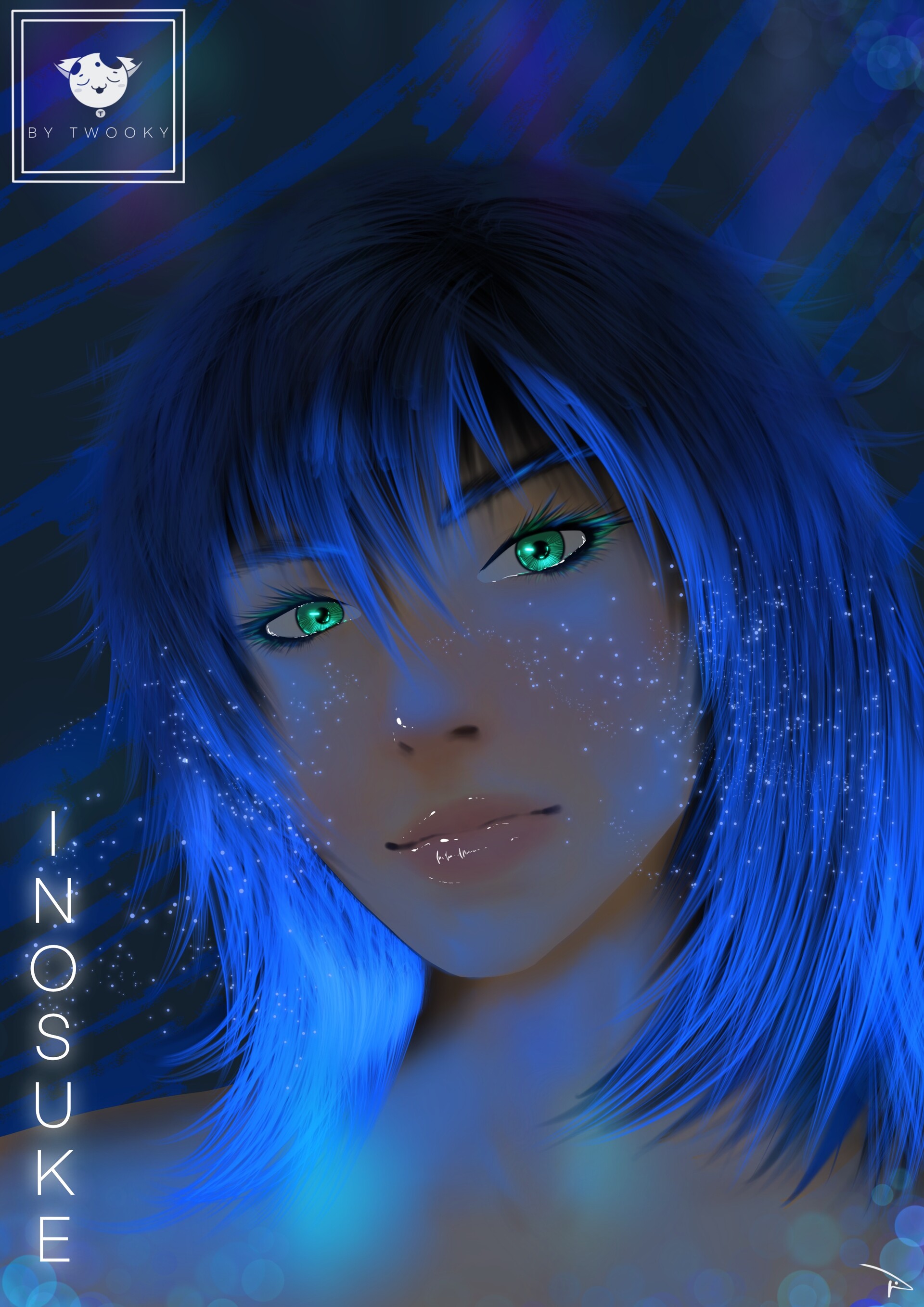ArtStation - FAN ART INOSUKE 💙🥹