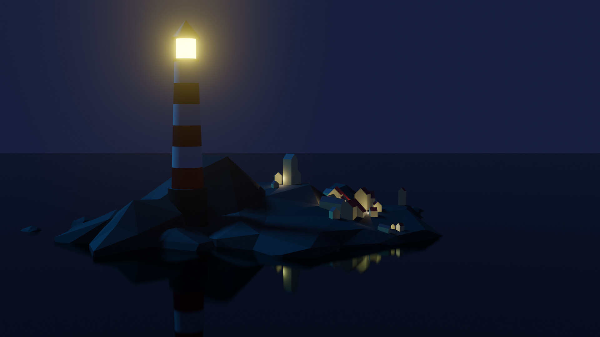 ArtStation - Low-Poly Lighthouse