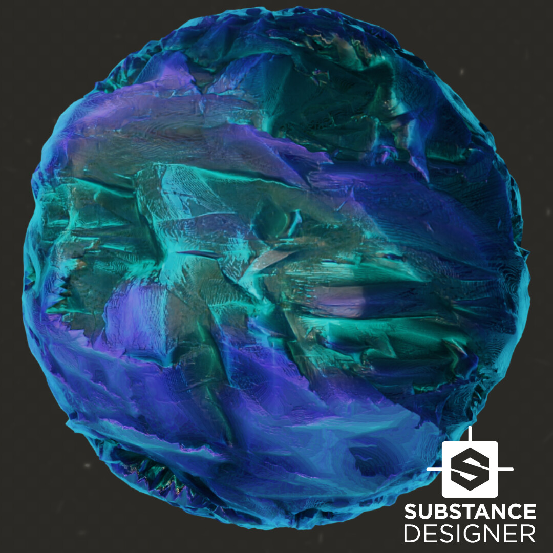 ArtStation - Stylized Crystal Material