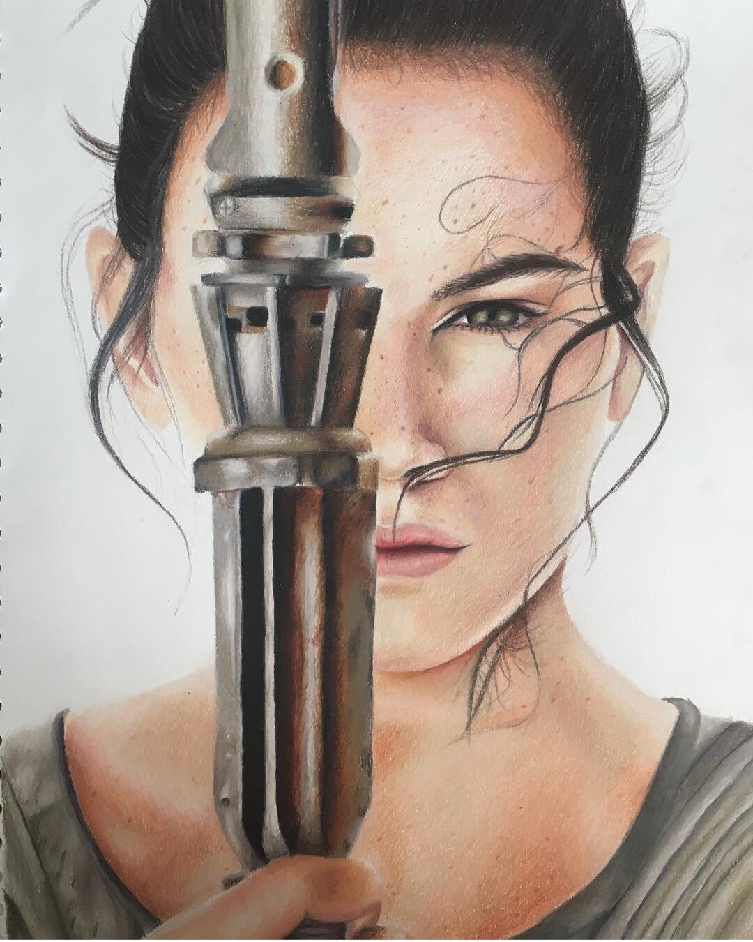 Emma Richards - Daisy Ridley Illustration (2017)