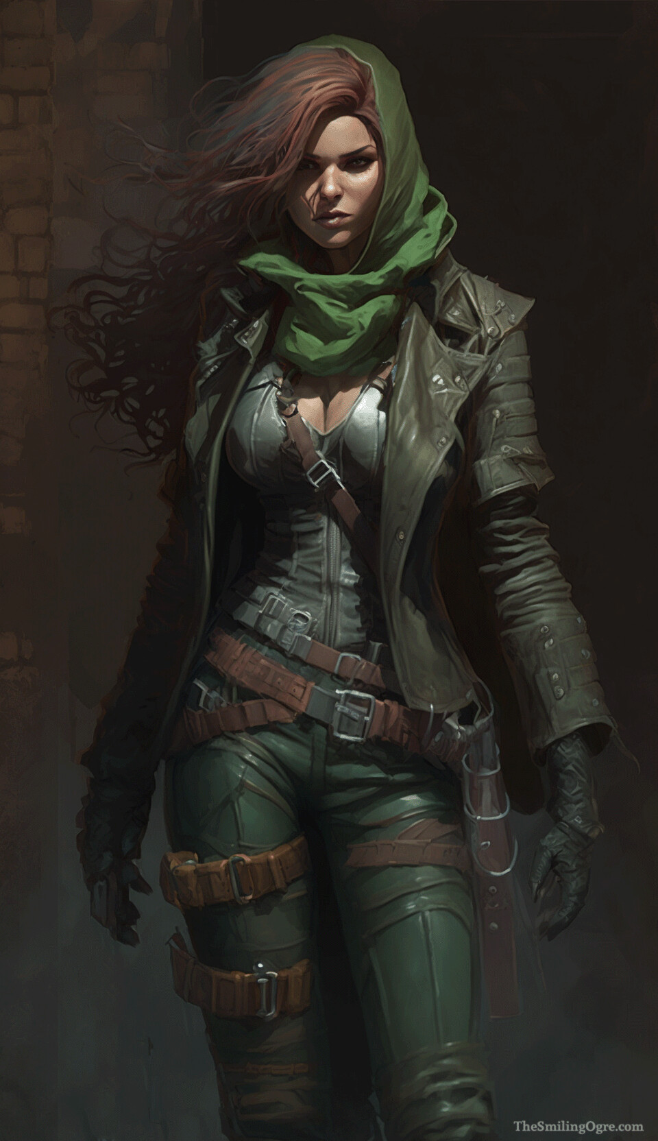 The Smiling Ogre (微笑的食人魔) - AI Human Character Art 1