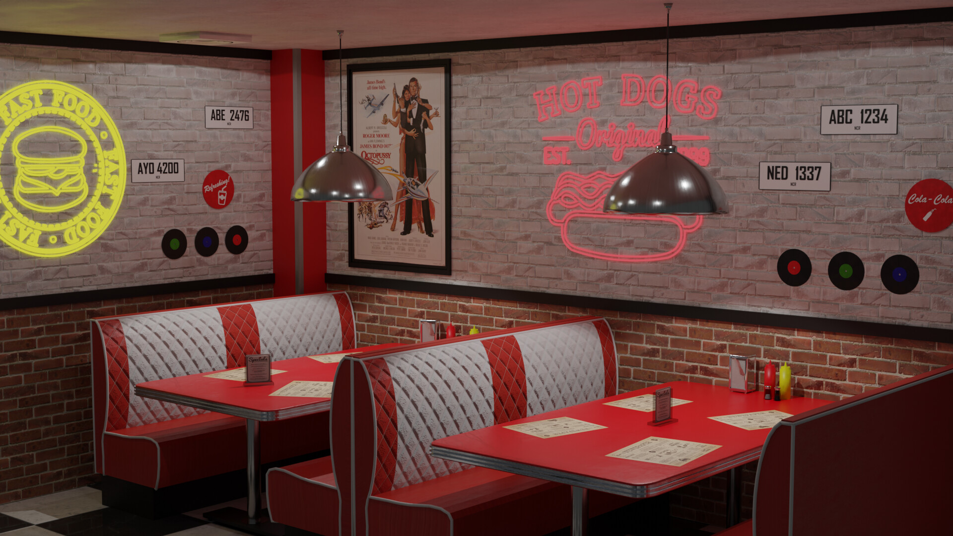 ArtStation - Mini Diner Set