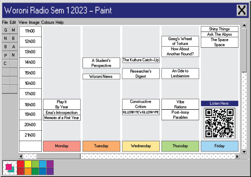 ArtStation - Radio Schedule Design