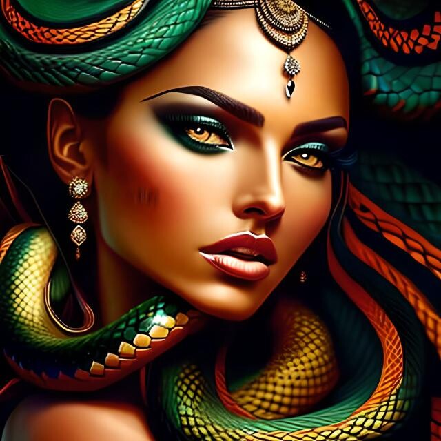 ArtStation - QUEEN OF SNAKES