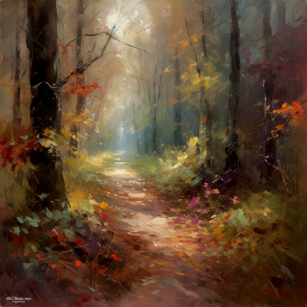 ArtStation - Forest paths