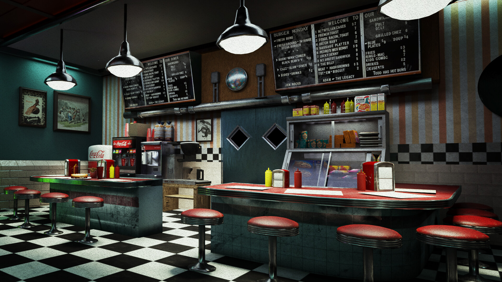 ArtStation - American Diner