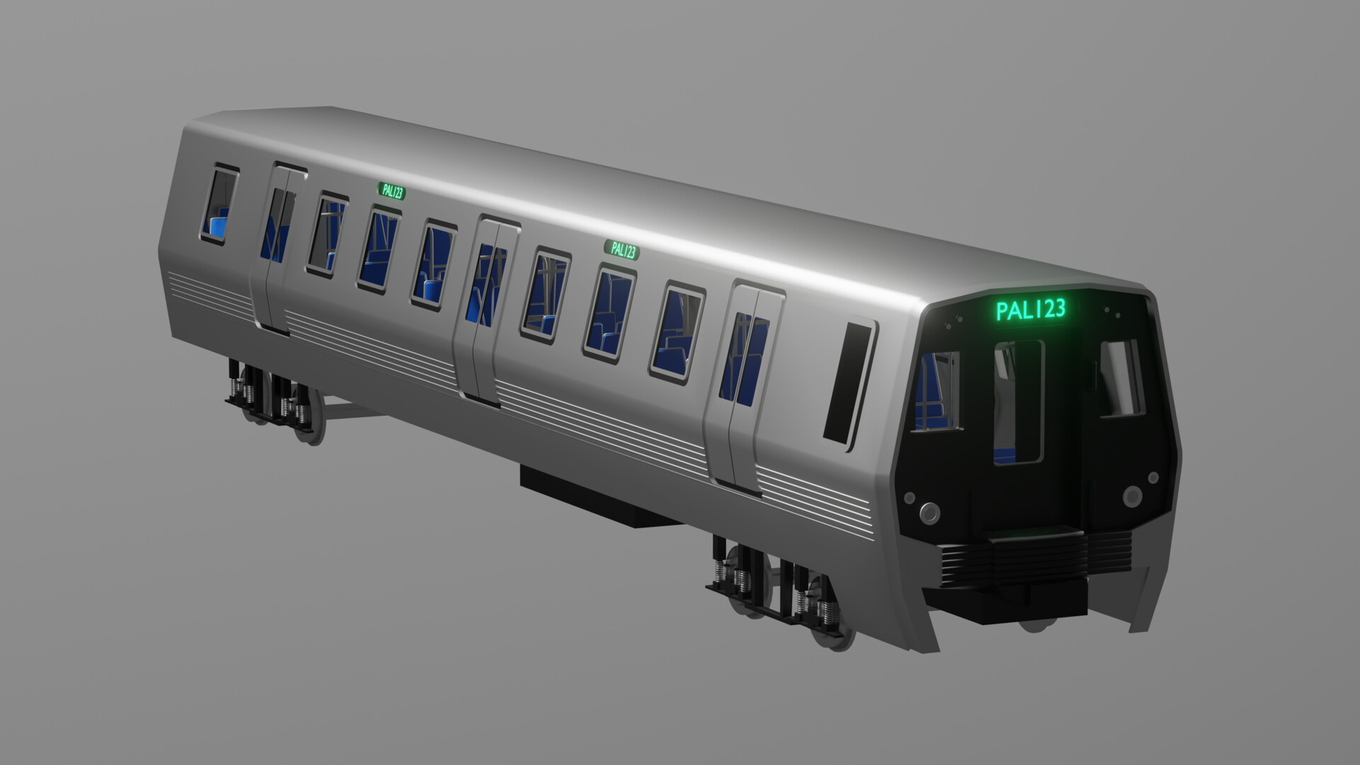 ArtStation - Subway car/metro Model