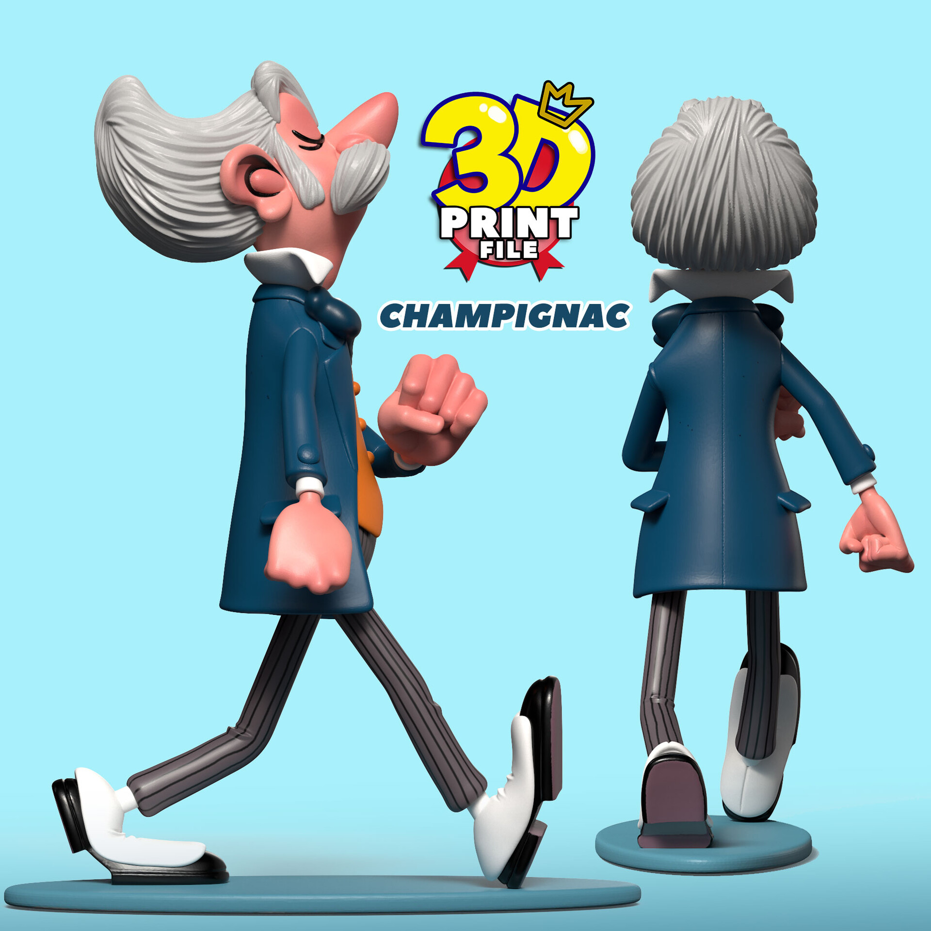 Majid Mahjoor - "CHAMPIGNAC" 3D printable Model