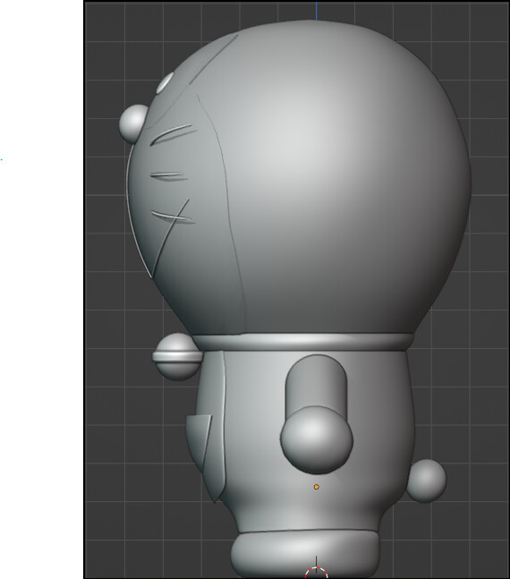 Ashar Zafar - Doraemon Cartoon 3D Model - RIGGED
