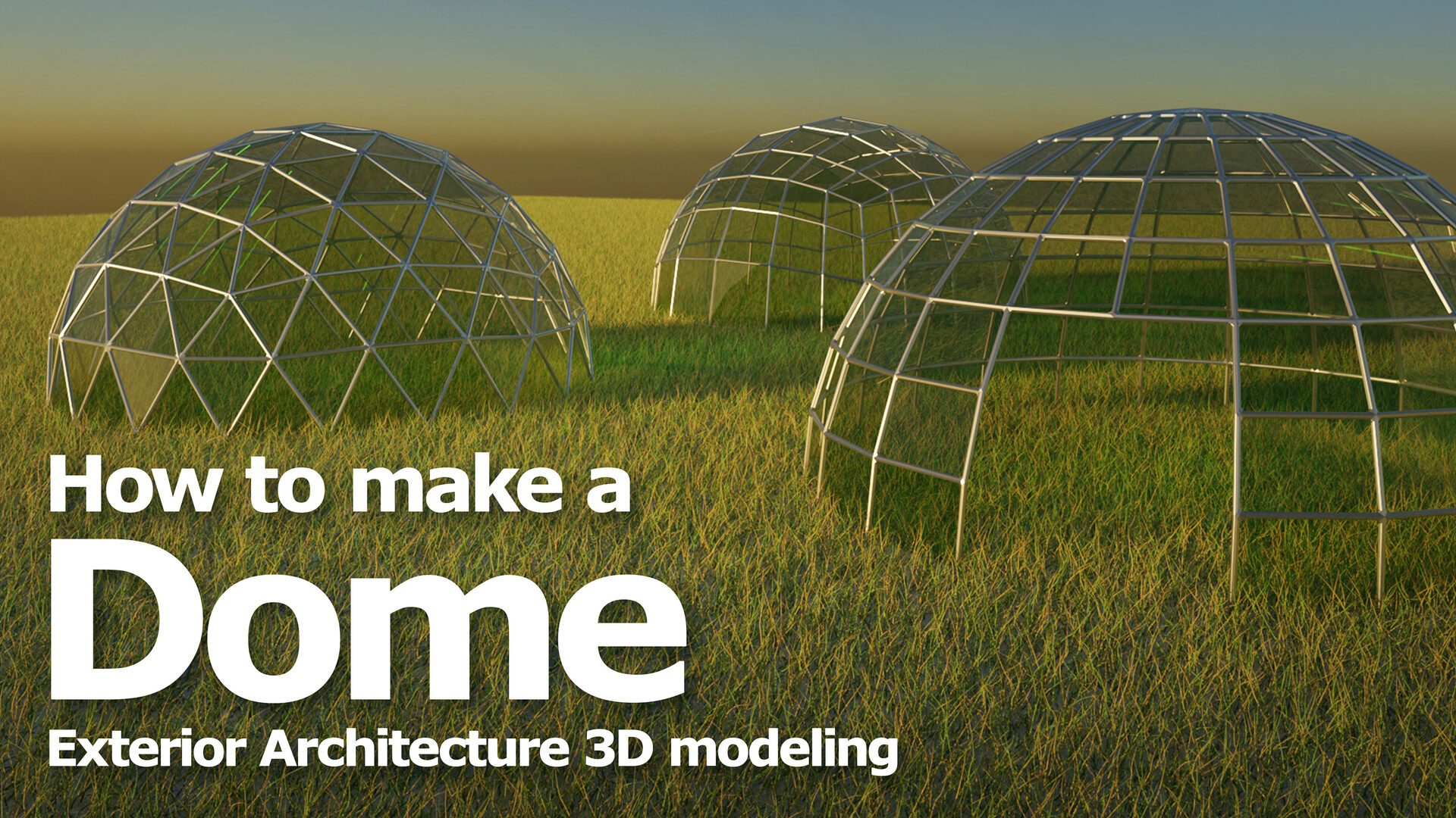 ArtStation - Blender Dome for 3D architecture