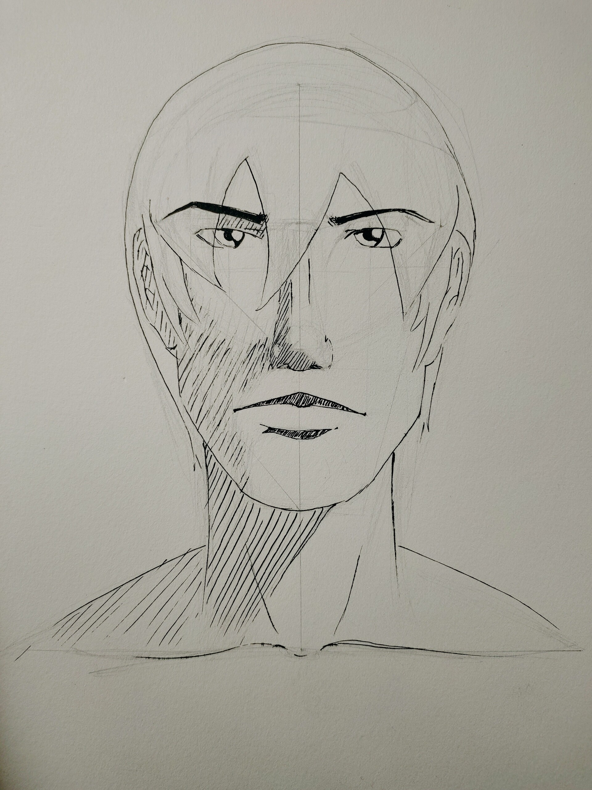 how to draw a face from imagination