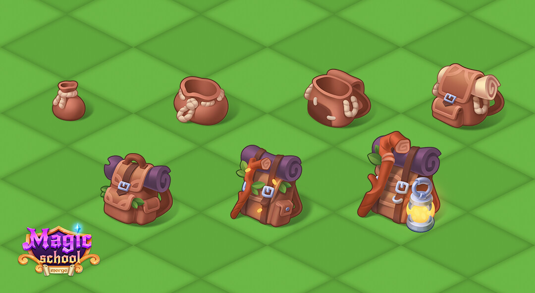 Sonya Volkova - Objects for Magic School - Wizard Merge