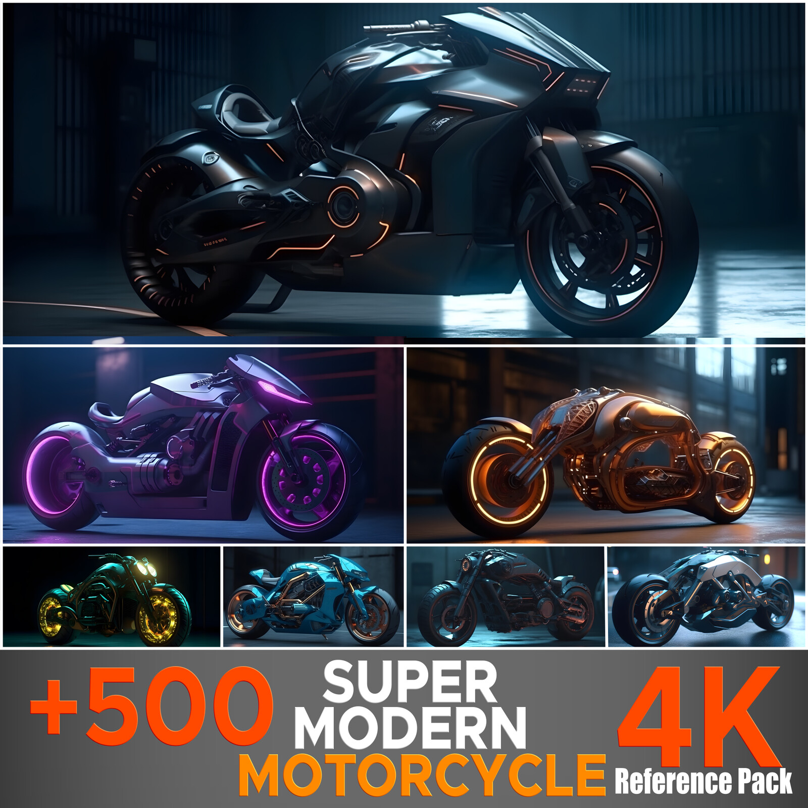 SWEN Concept - +500 Ultra Modern Motorcycle (4K)