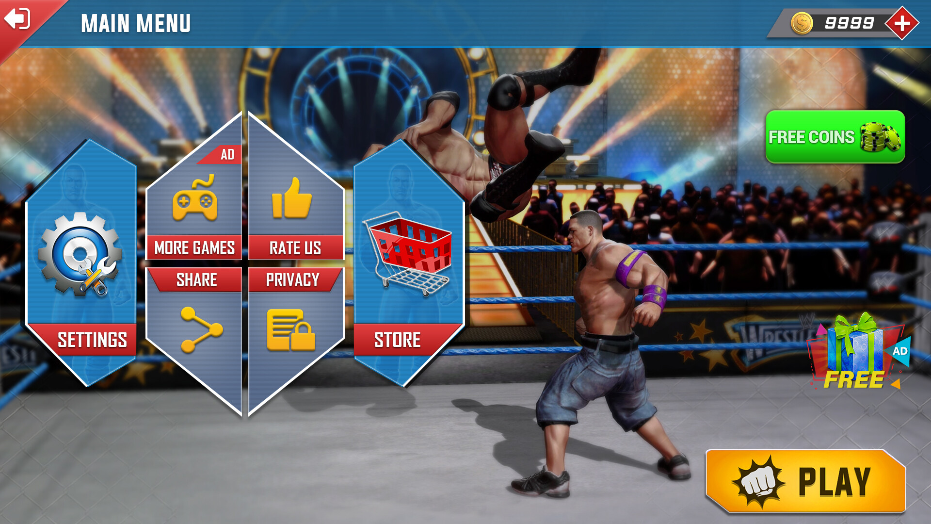 ArtStation - Wrestling Fight Game UI