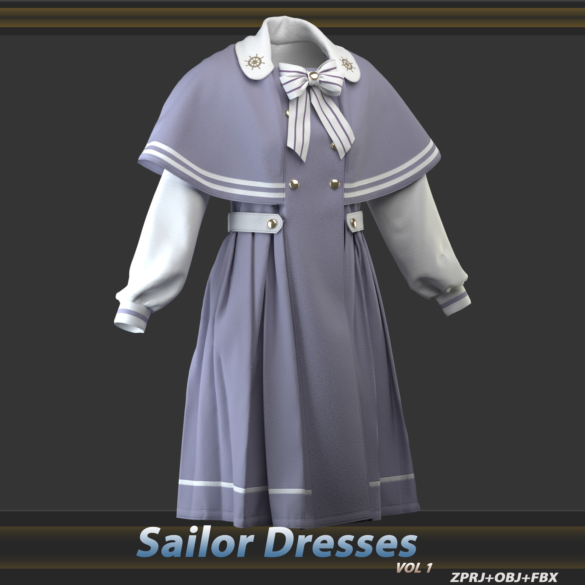 ArtStation - Sailor Dress No.1
