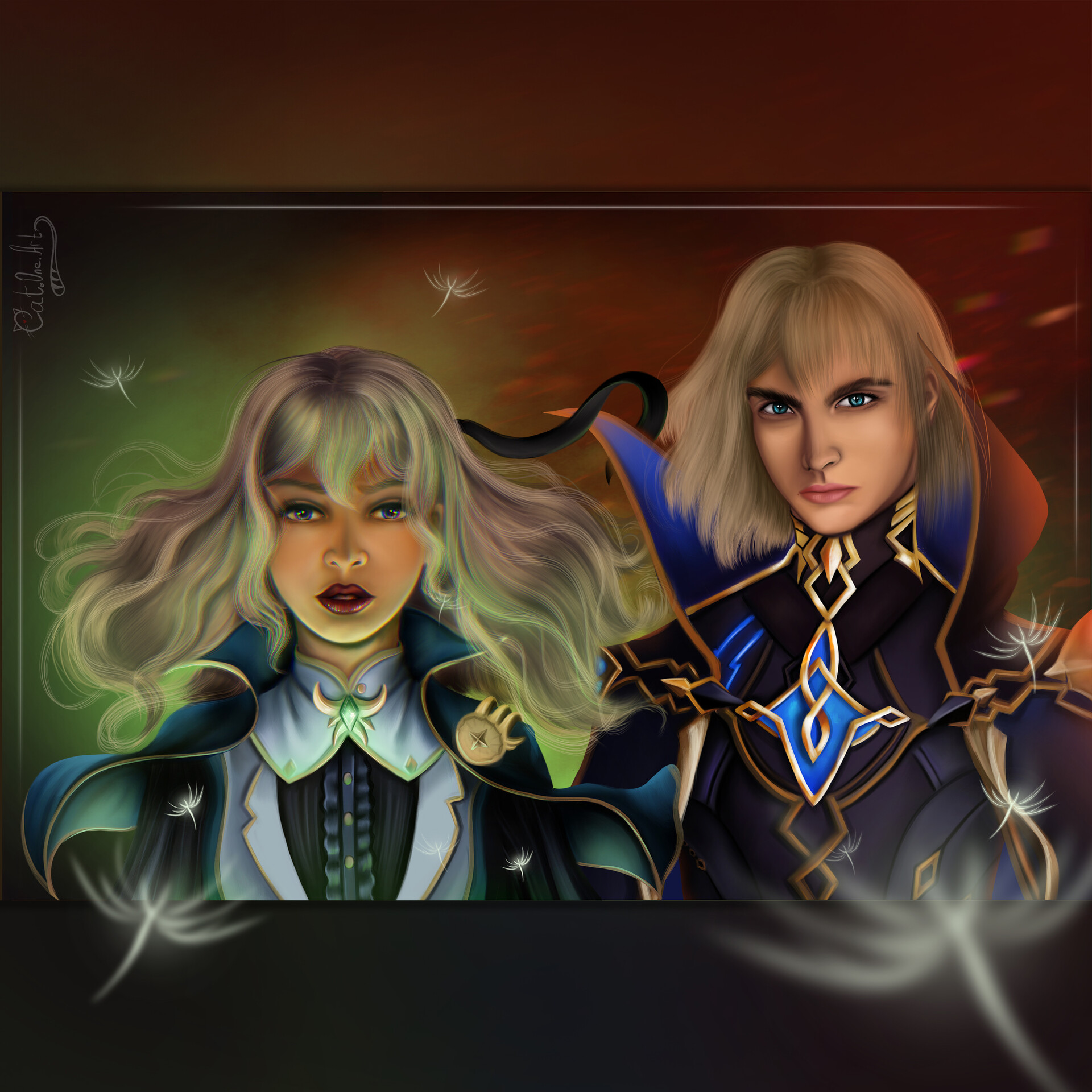 ArtStation - Jean and Dainsleif. Genshin impact