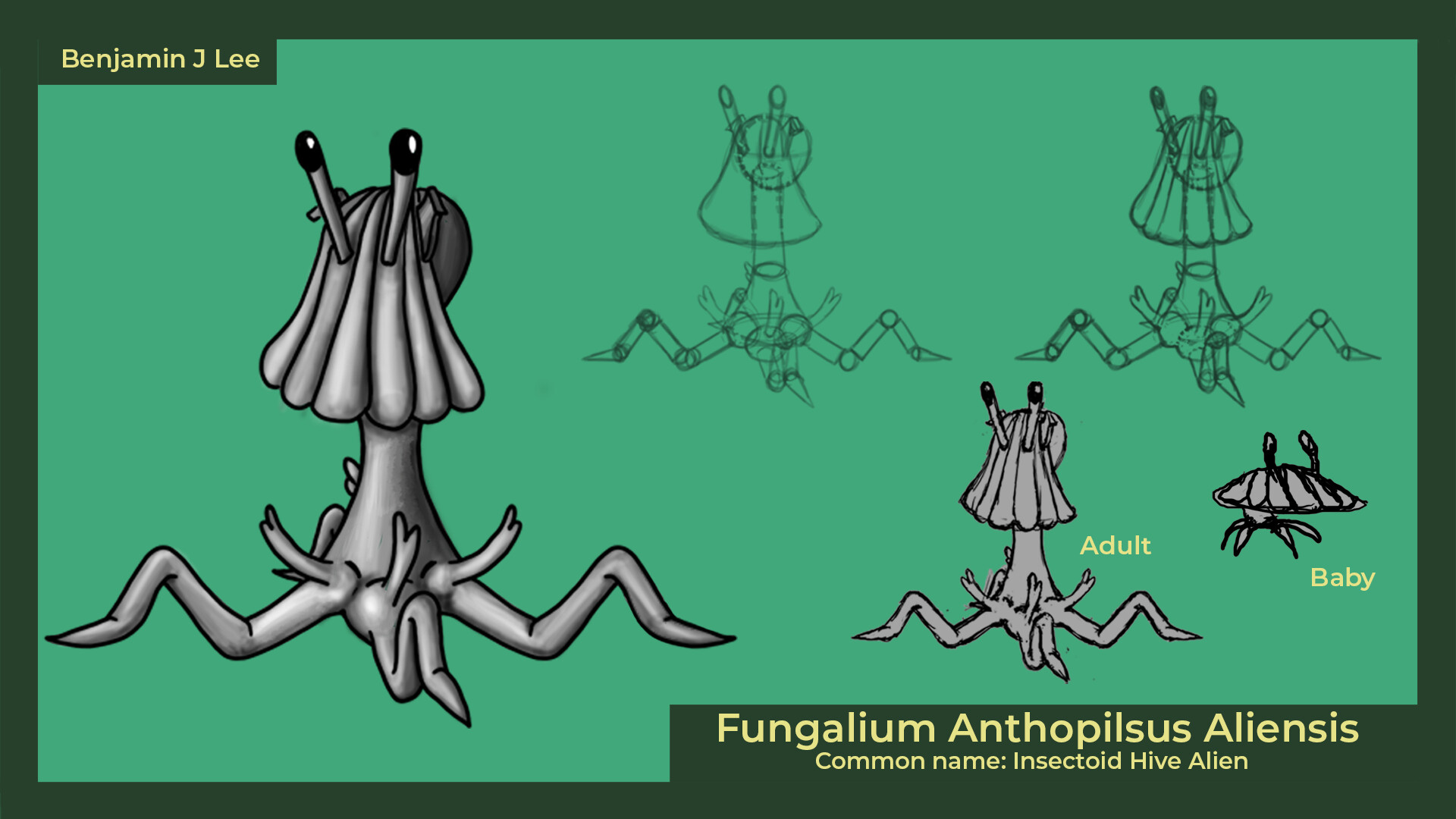 ArtStation - Alien Model Sheet