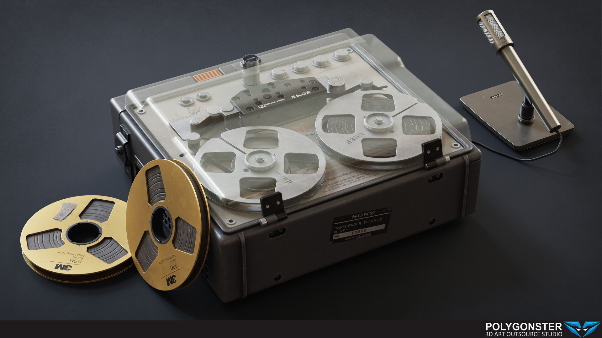 Polygonster Studio - Sony tape recorder