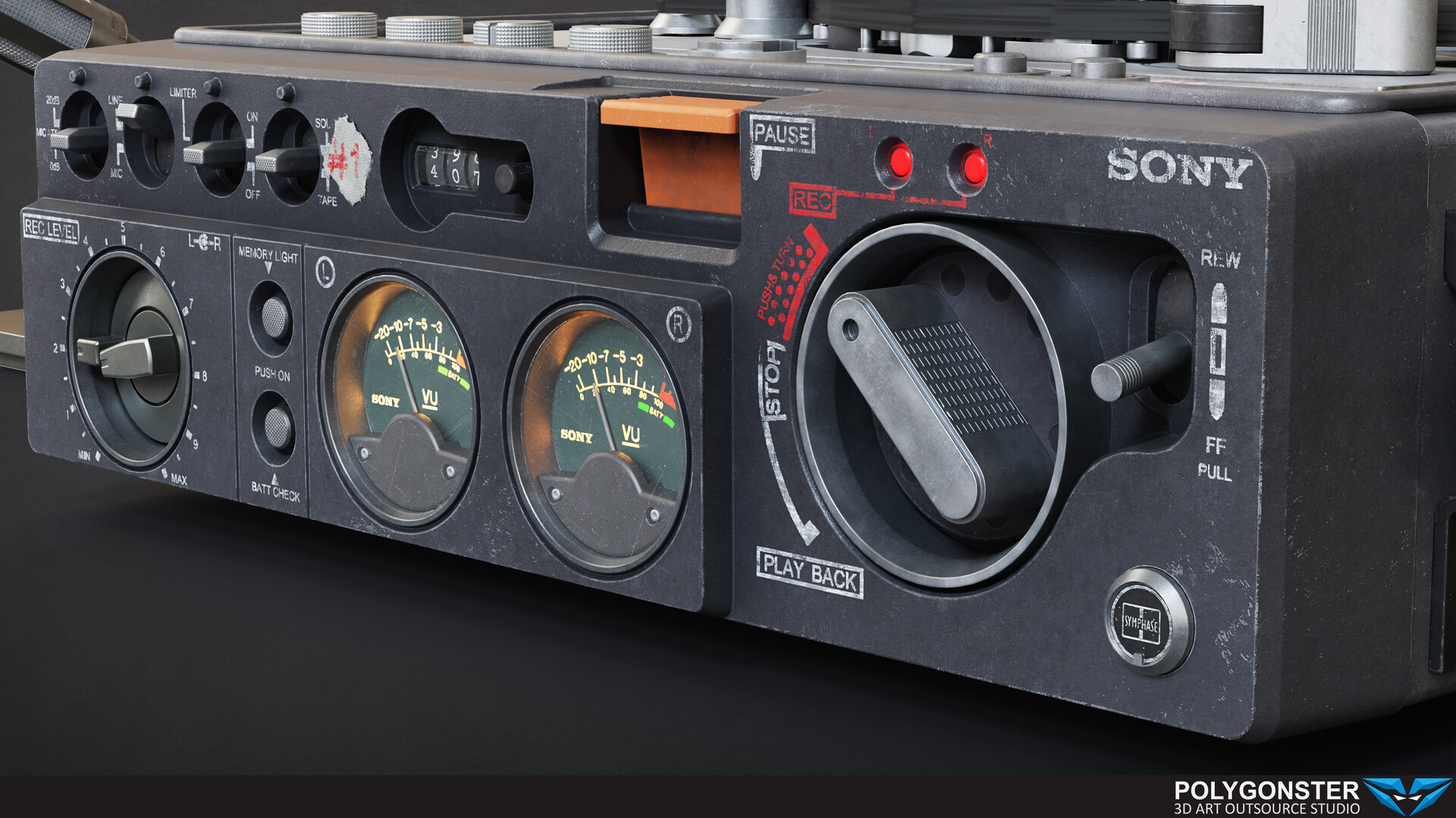 Polygonster Studio - Sony tape recorder