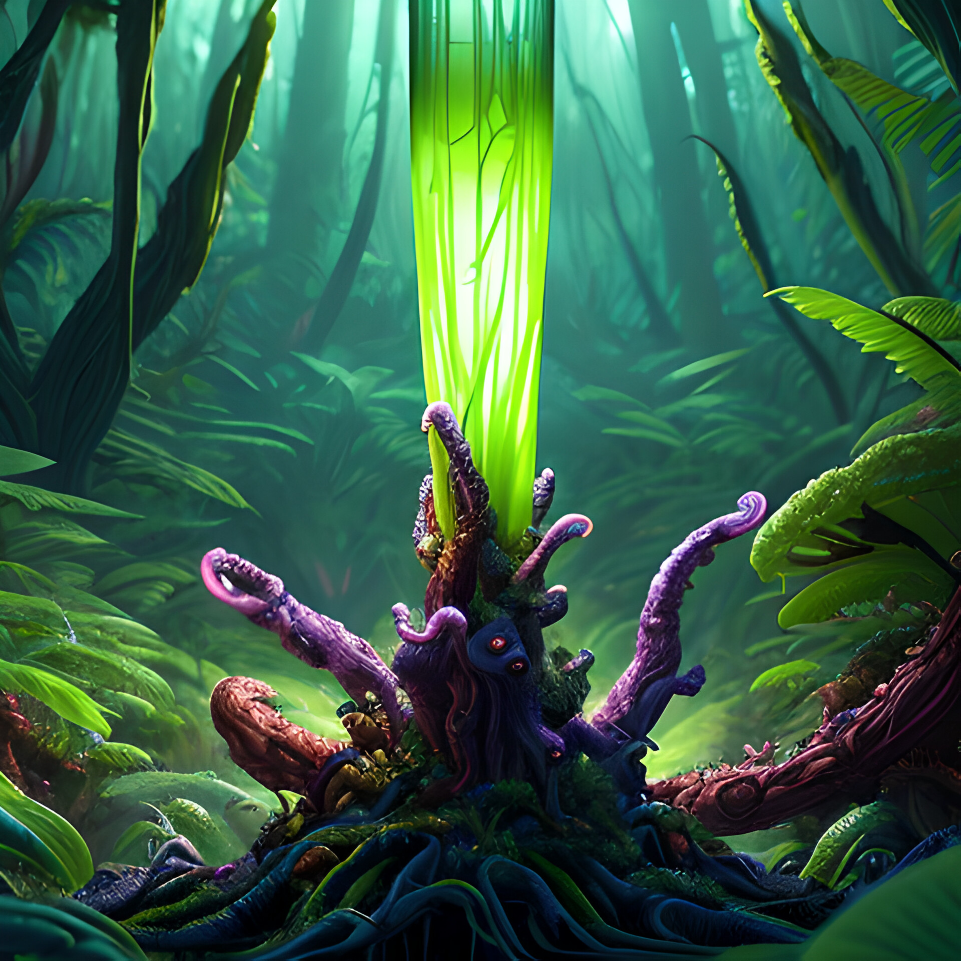 ArtStation - Alien Vegetation (AI)