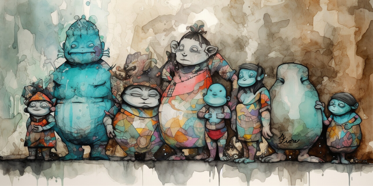 ArtStation - Troll Family 5