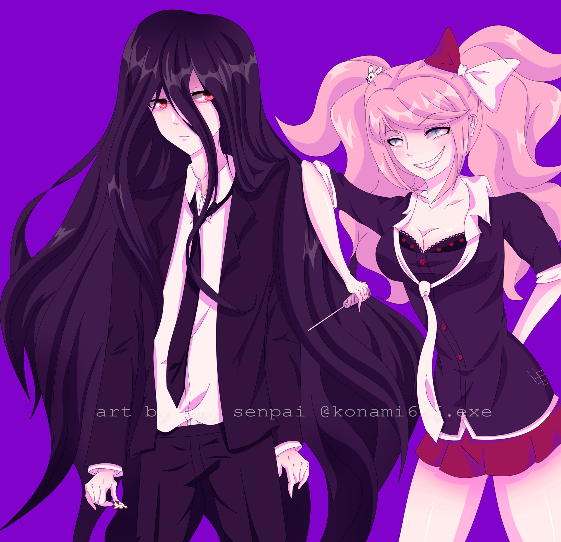 ArtStation - izuru kamukura x Enoshima junko