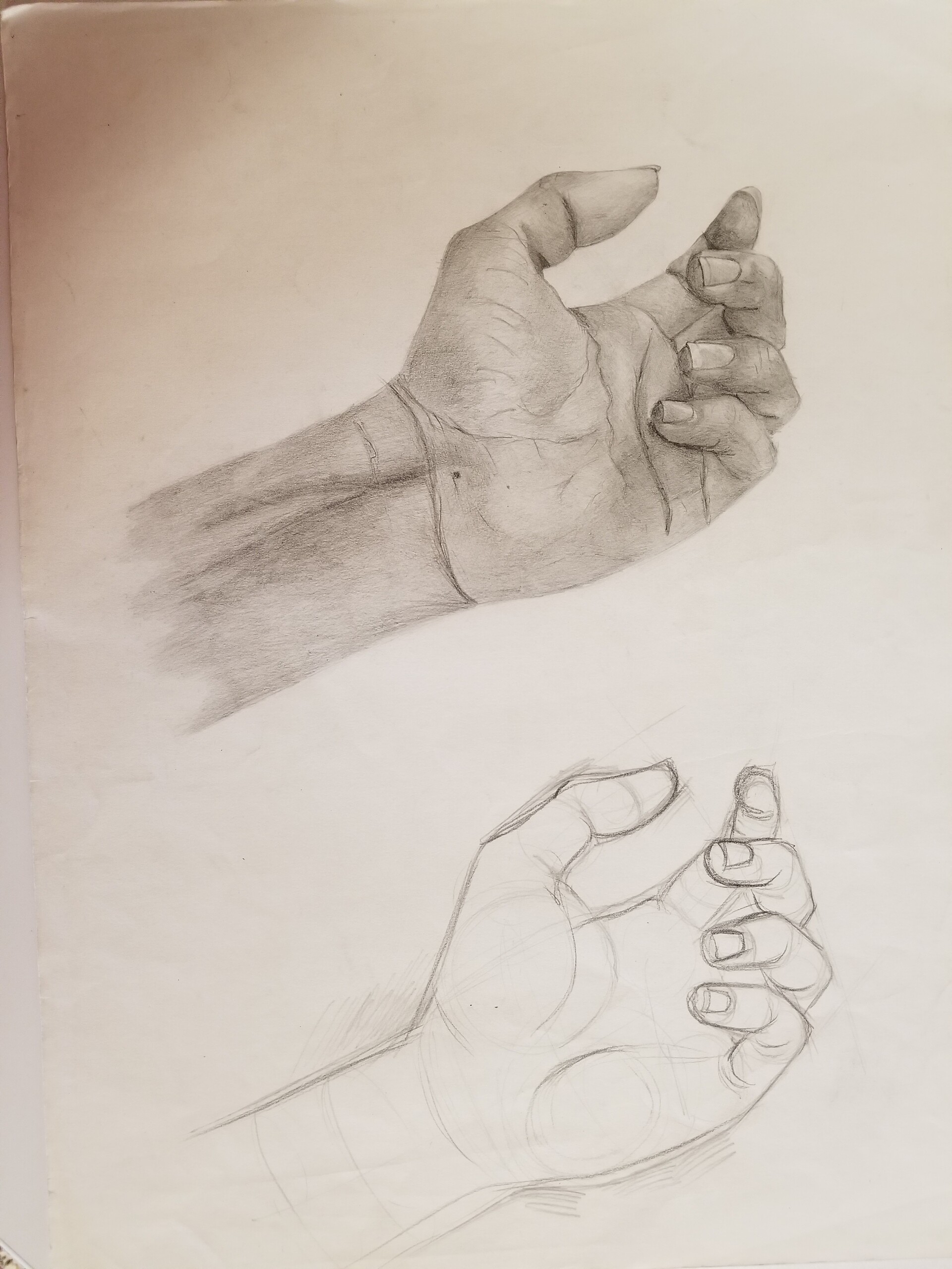 Academic Drawing Hand
