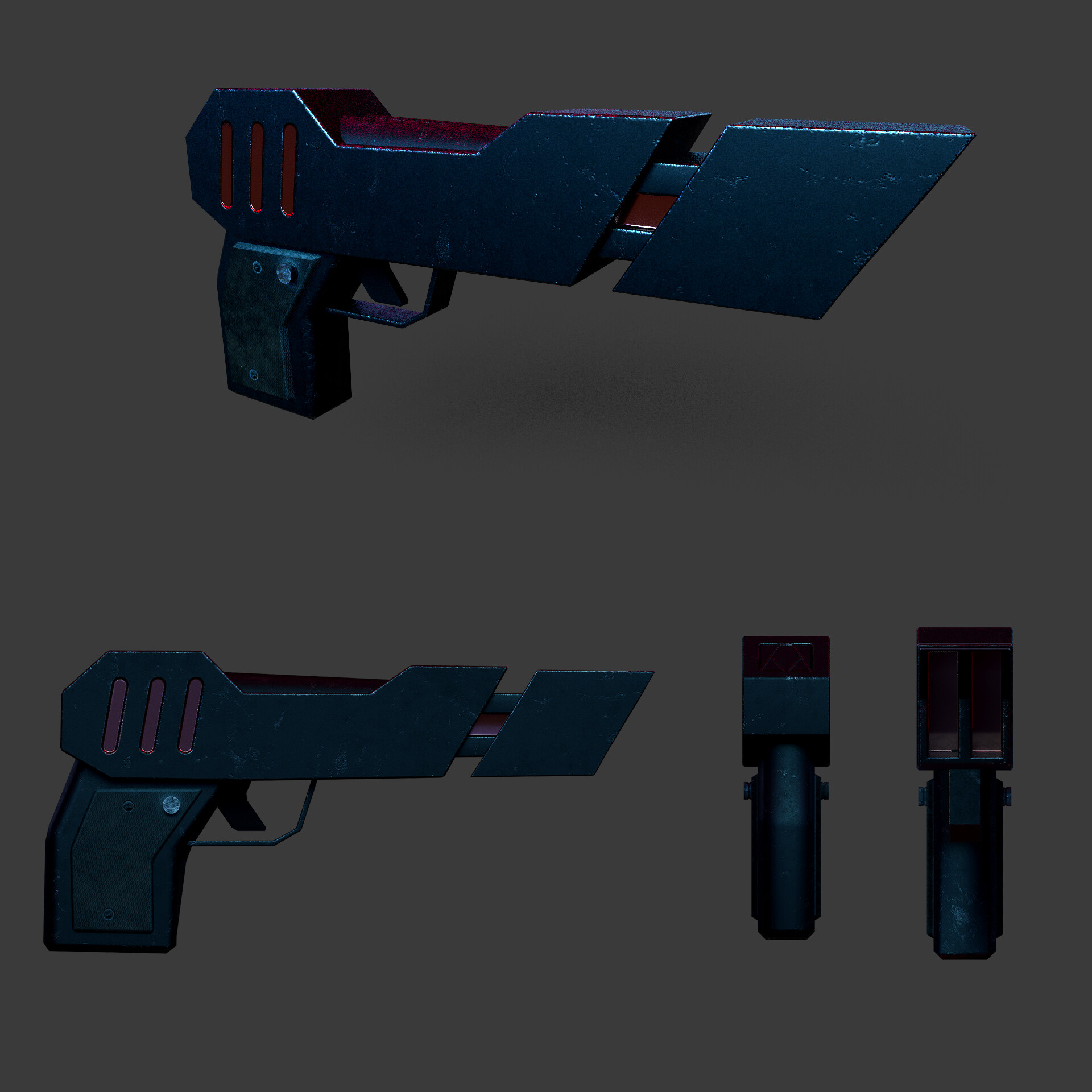 ArtStation - Futuristic Gun 3D Asset