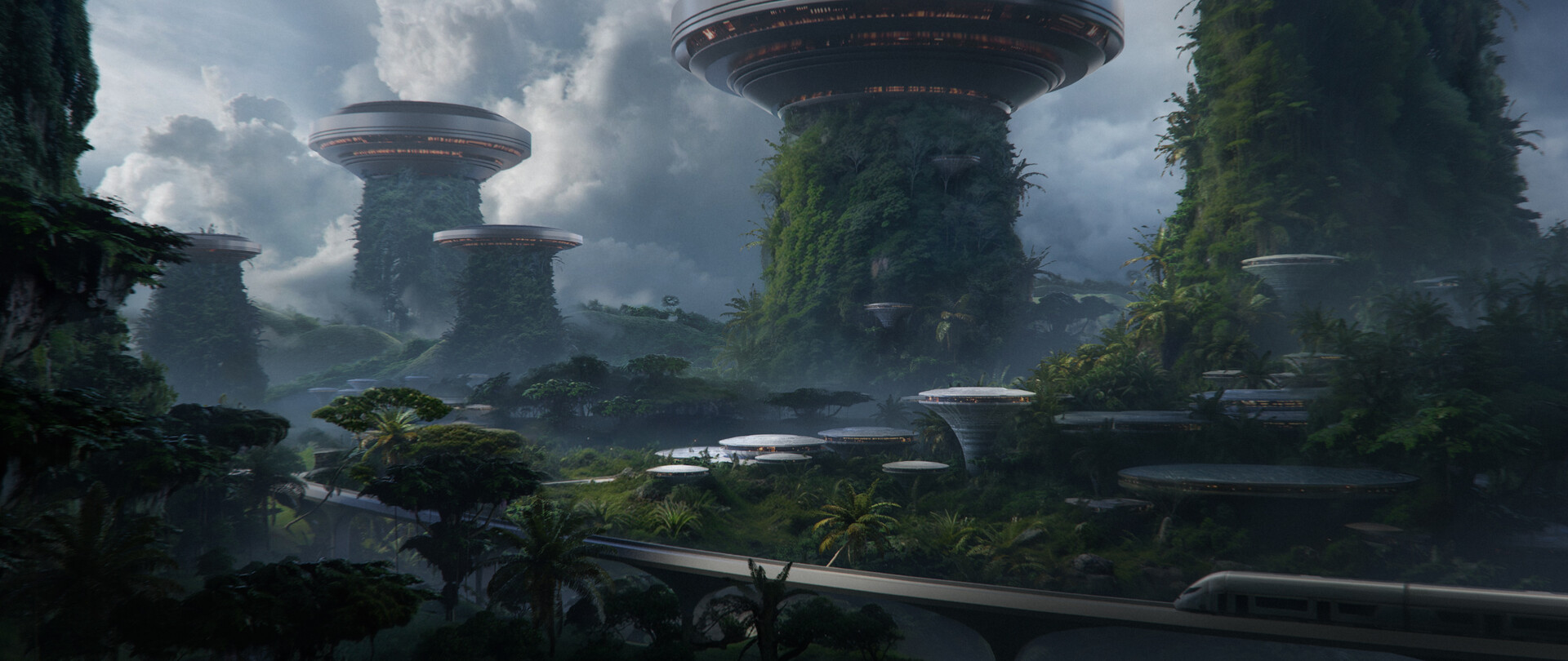 ArtStation - Misty hills