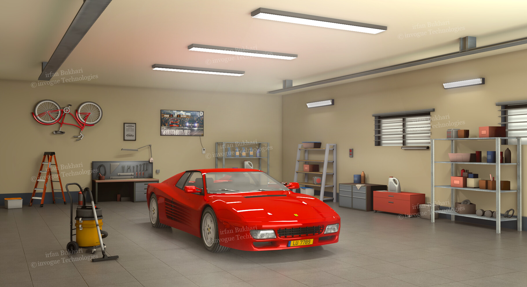 ArtStation - Power Gun - Washing Simulator