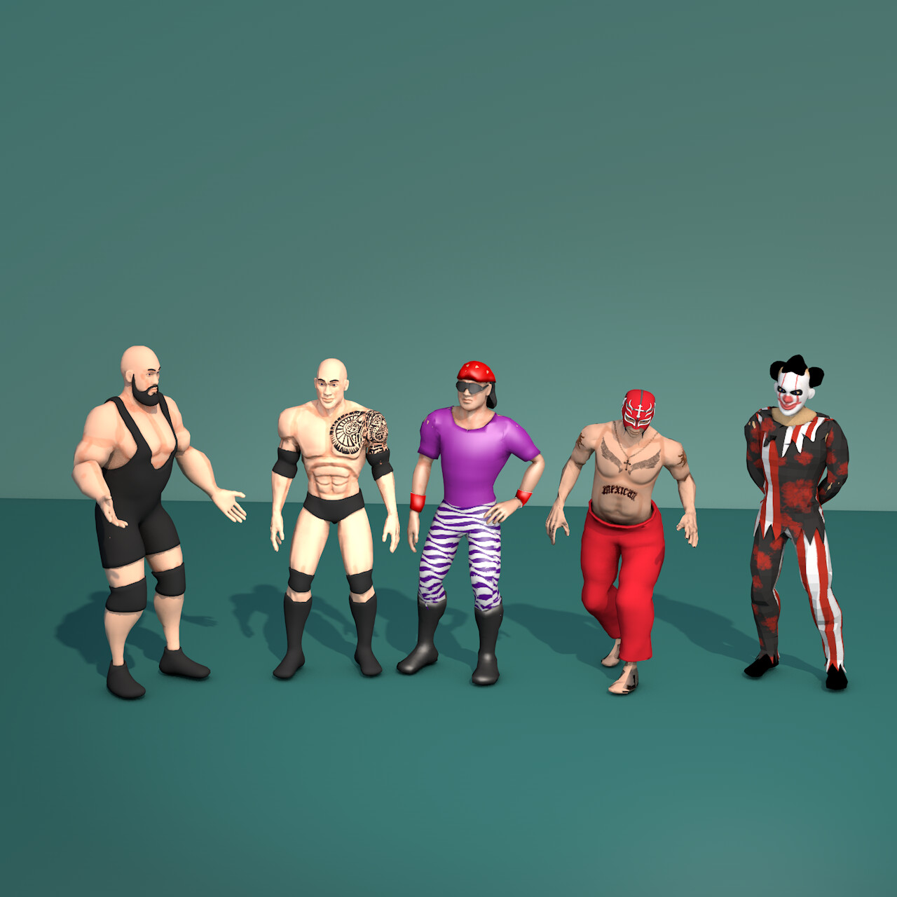 ArtStation - Wrestling Run Game