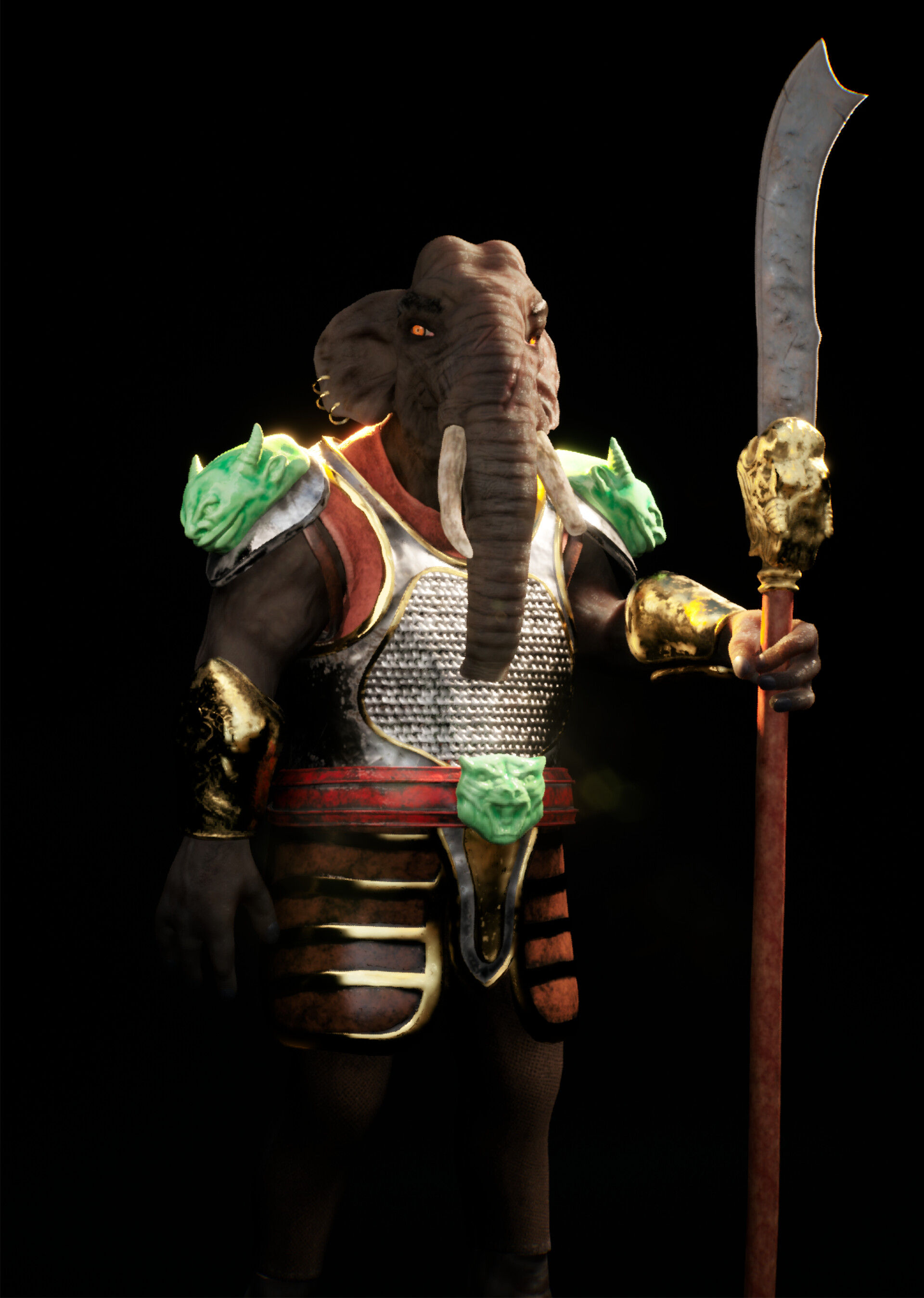 ArtStation - Jiahao- Real Time Character