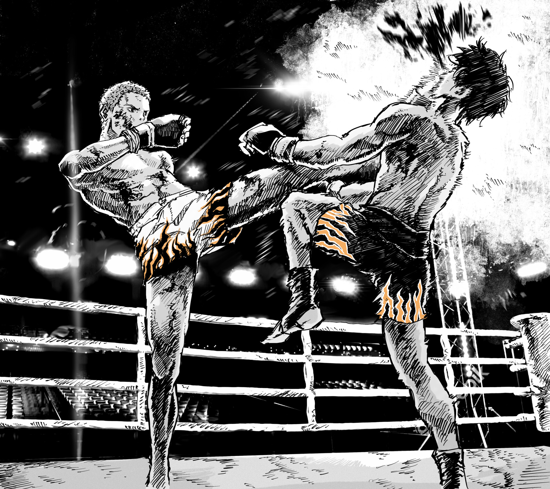 ArtStation - Boxing ring