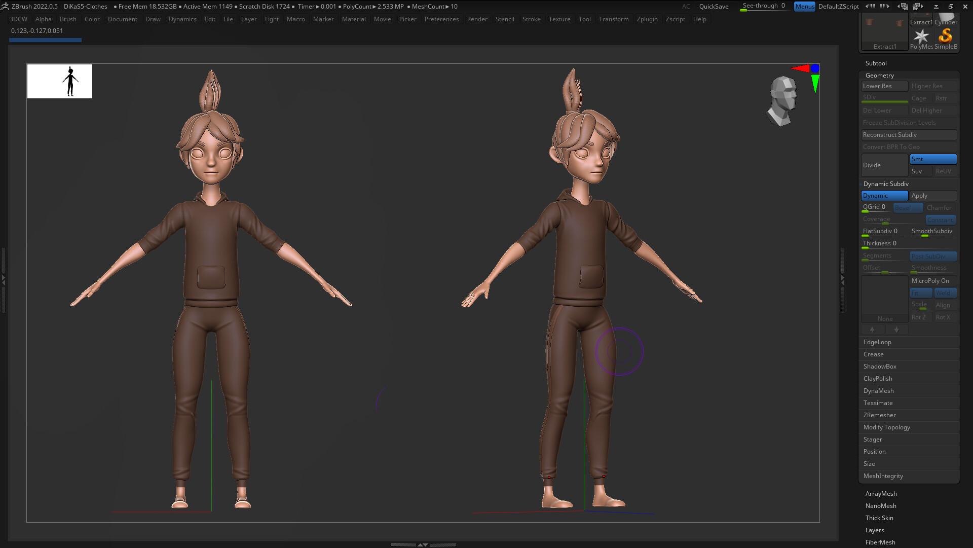 Phong Ly - Character Design - Blender