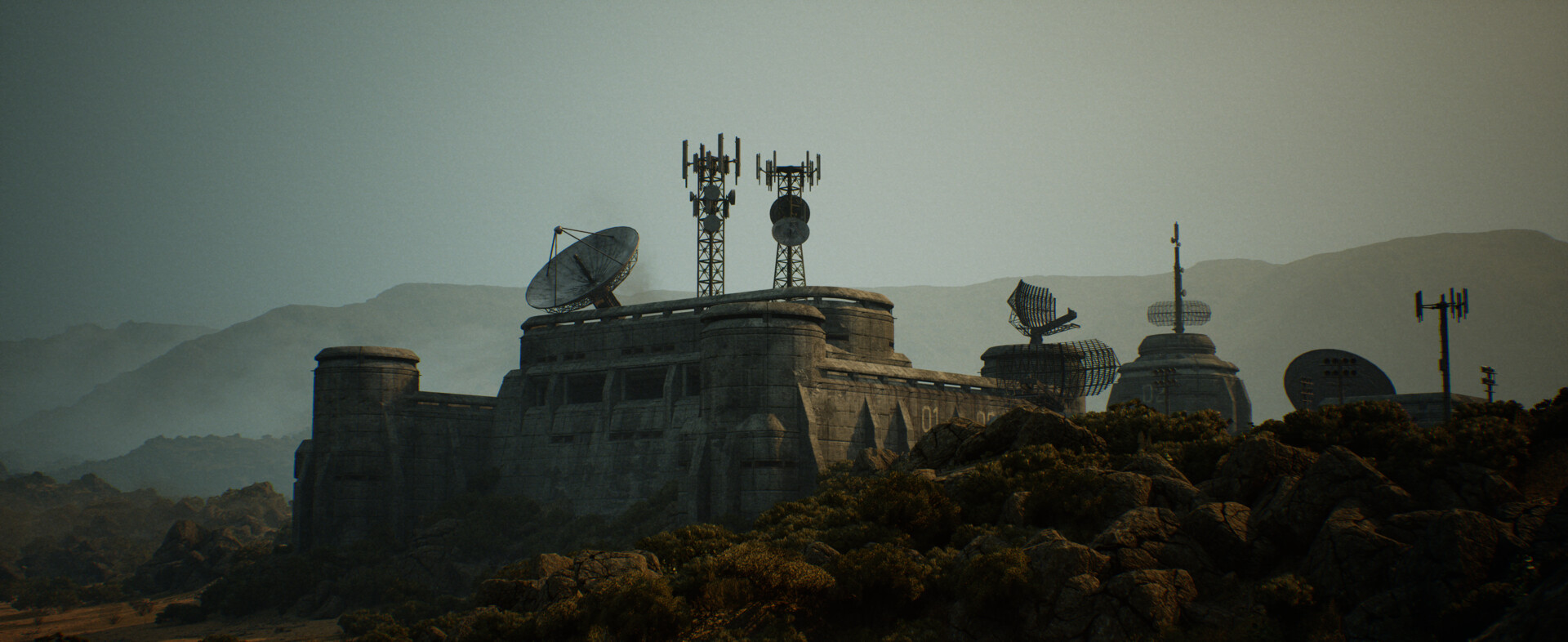 ArtStation - Outpost and Bunker UE5 Lighting practice