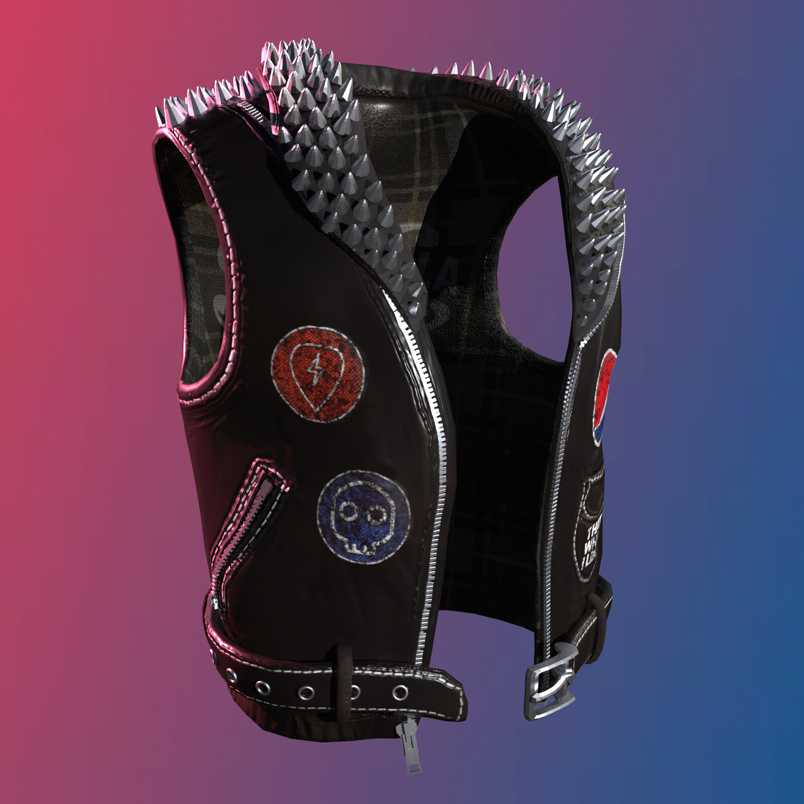 KC Simon - Pepsi Punk Vest-AR Kiosk Prop