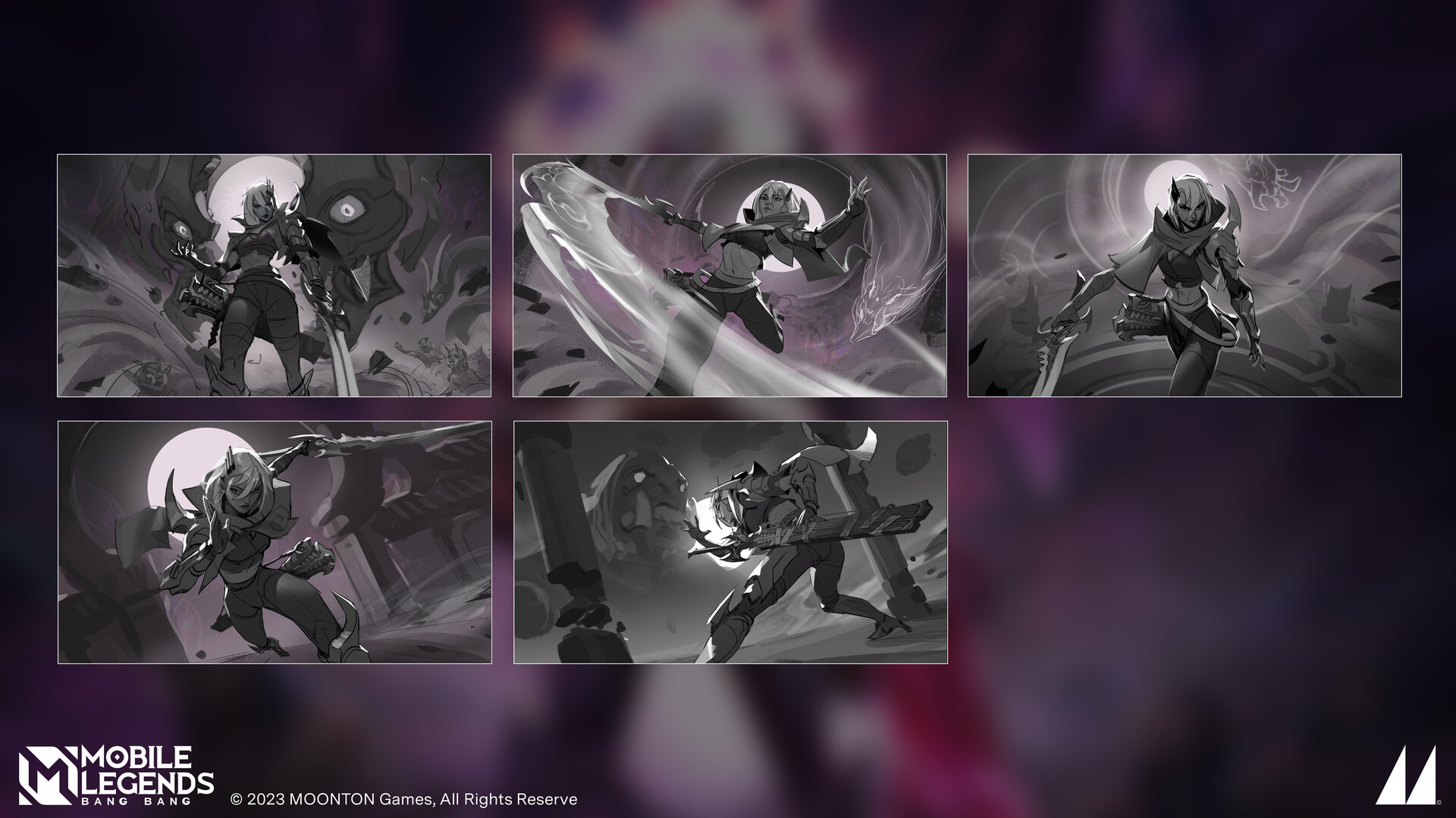 Mooncolony - Mobile Legends Splash Art | Benedetta Death Oath Skin