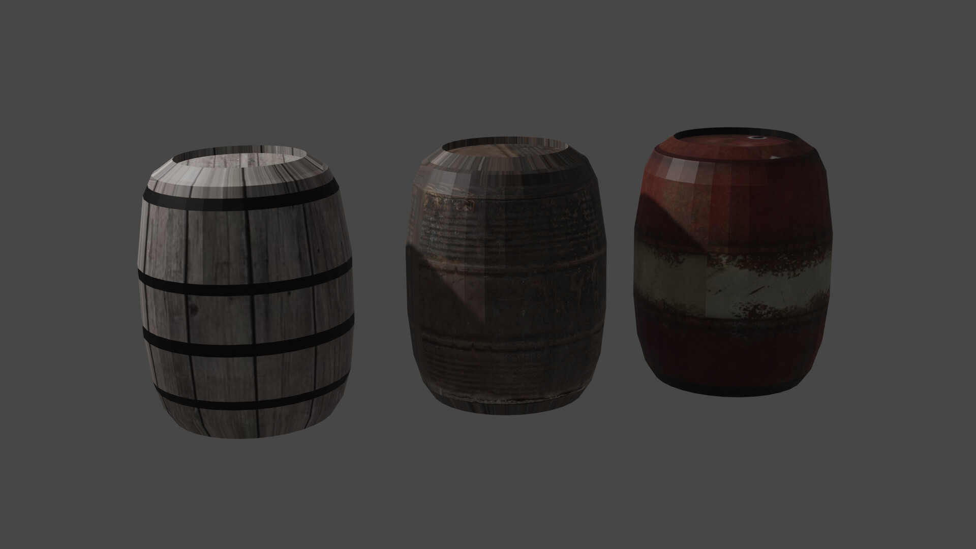 ArtStation - Barrels and Cans DET