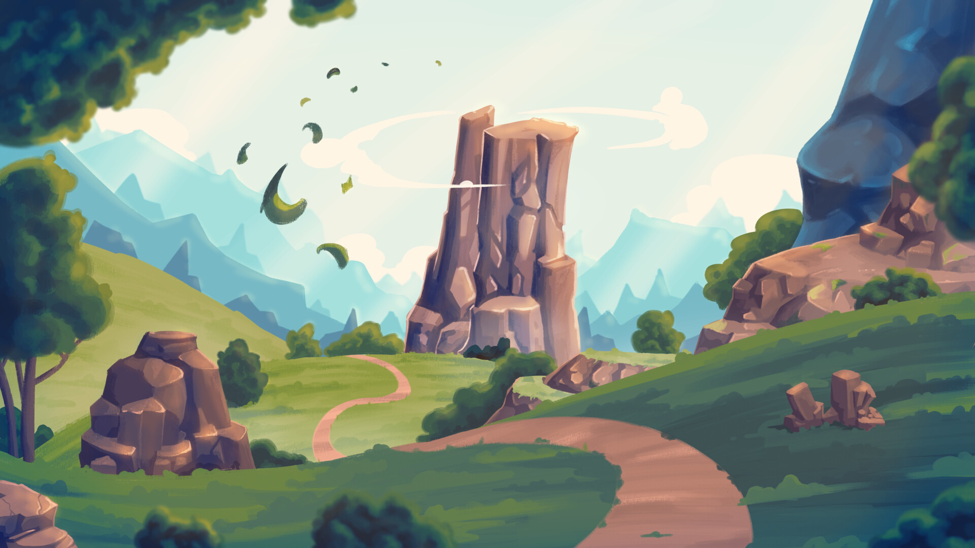 ArtStation - Rocky Valley Environment Art