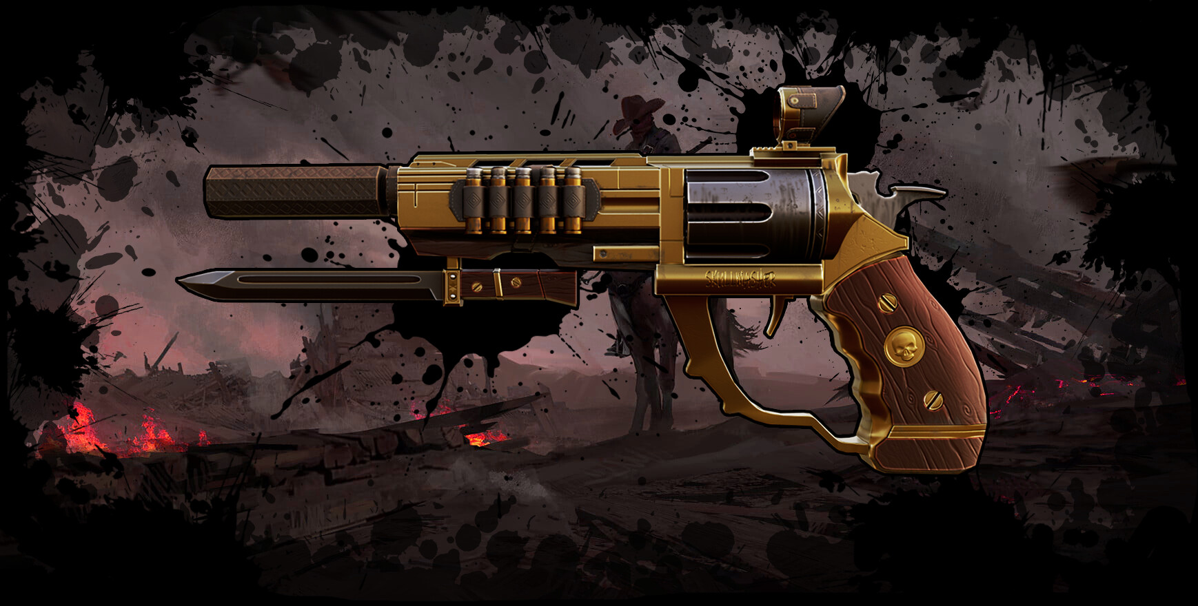 Epsilon411 - "Skullmasher" Revolver